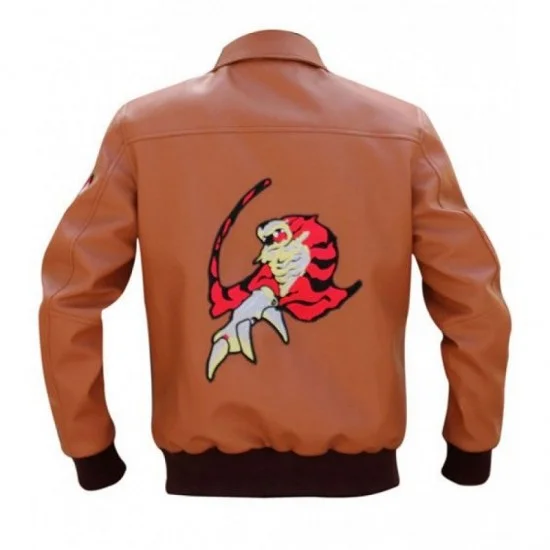 Ryo Hazuki Shenmue III Bomber Brown Leather Jacket - Hazuki Shenmue1