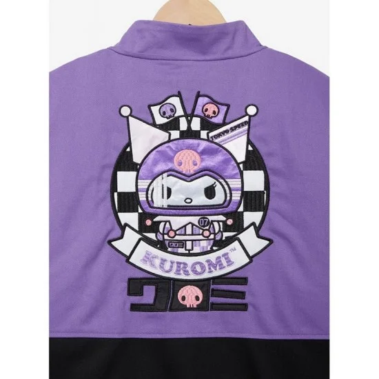 Tokyo Speed Devious Rabbit Sanrio Kuromi Checkered Racing Jacket - Vow 4